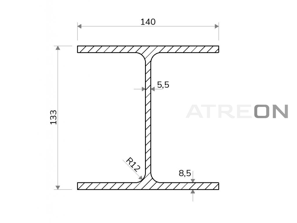 HEA 140 z kategorie Ocelové nosníky - SKLADEM | ATREON.cz