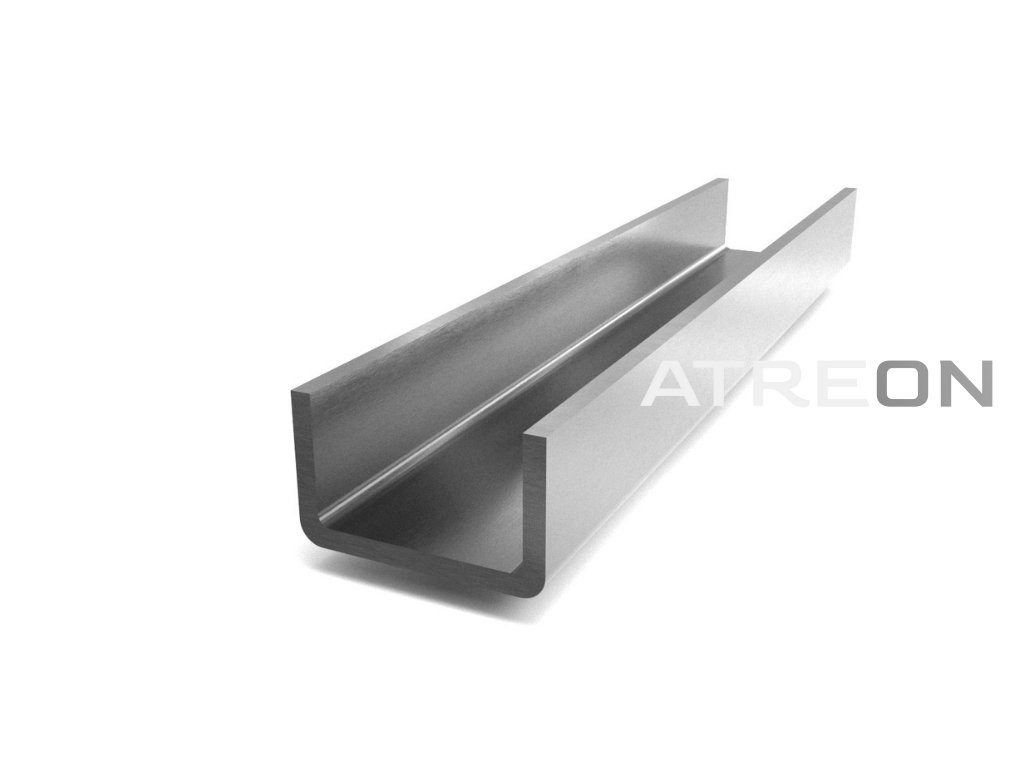 Nerezový U profil 50x25x5x6 z kategorie Nerezové jekly - SKLADEM ...